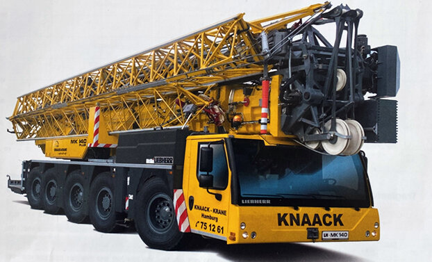 Mobilbaukrane von Knaack Krane aus Hamburg